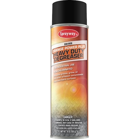 Sprayway Orange Power Plus Heavy Duty Degreaser, 20oz SW909-1 | Zoro